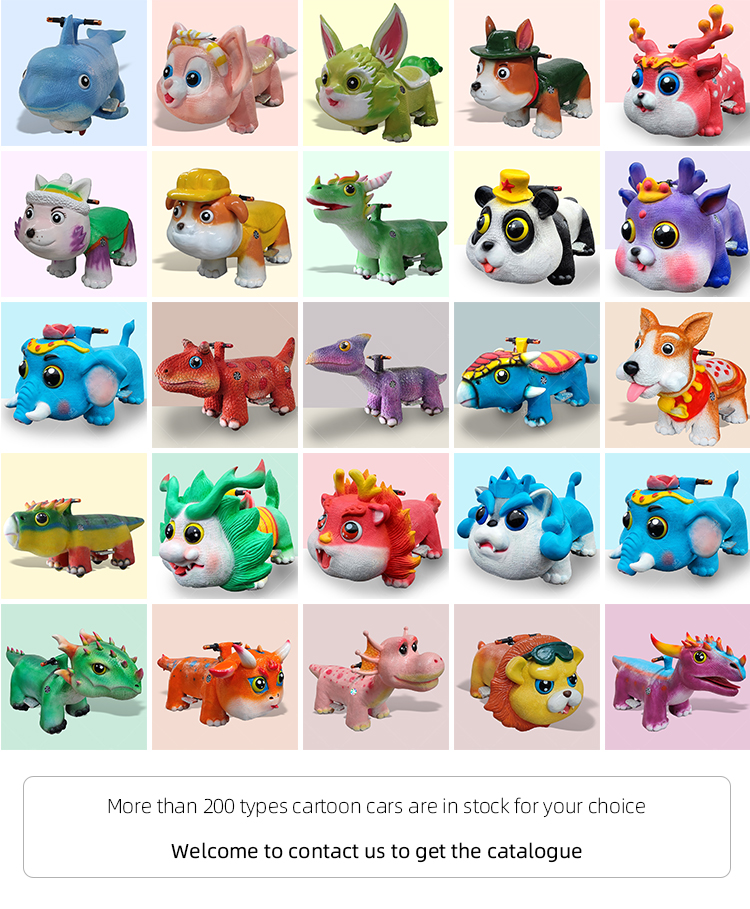 Electric Ride on Dinsoaur Cartoon Animal Scooter for Kids – New Era ...