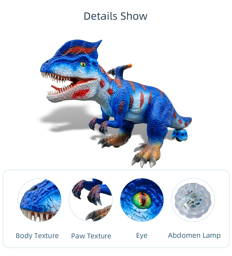 Three Wheeled Electric Ride on Dinosaur – New Era Dinosaur