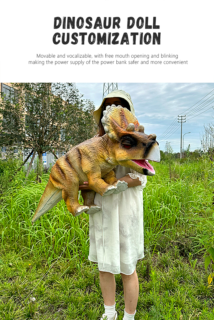 Babay Dinosaur Realistic Simulated Hand Puppet – New Era Dinosaur