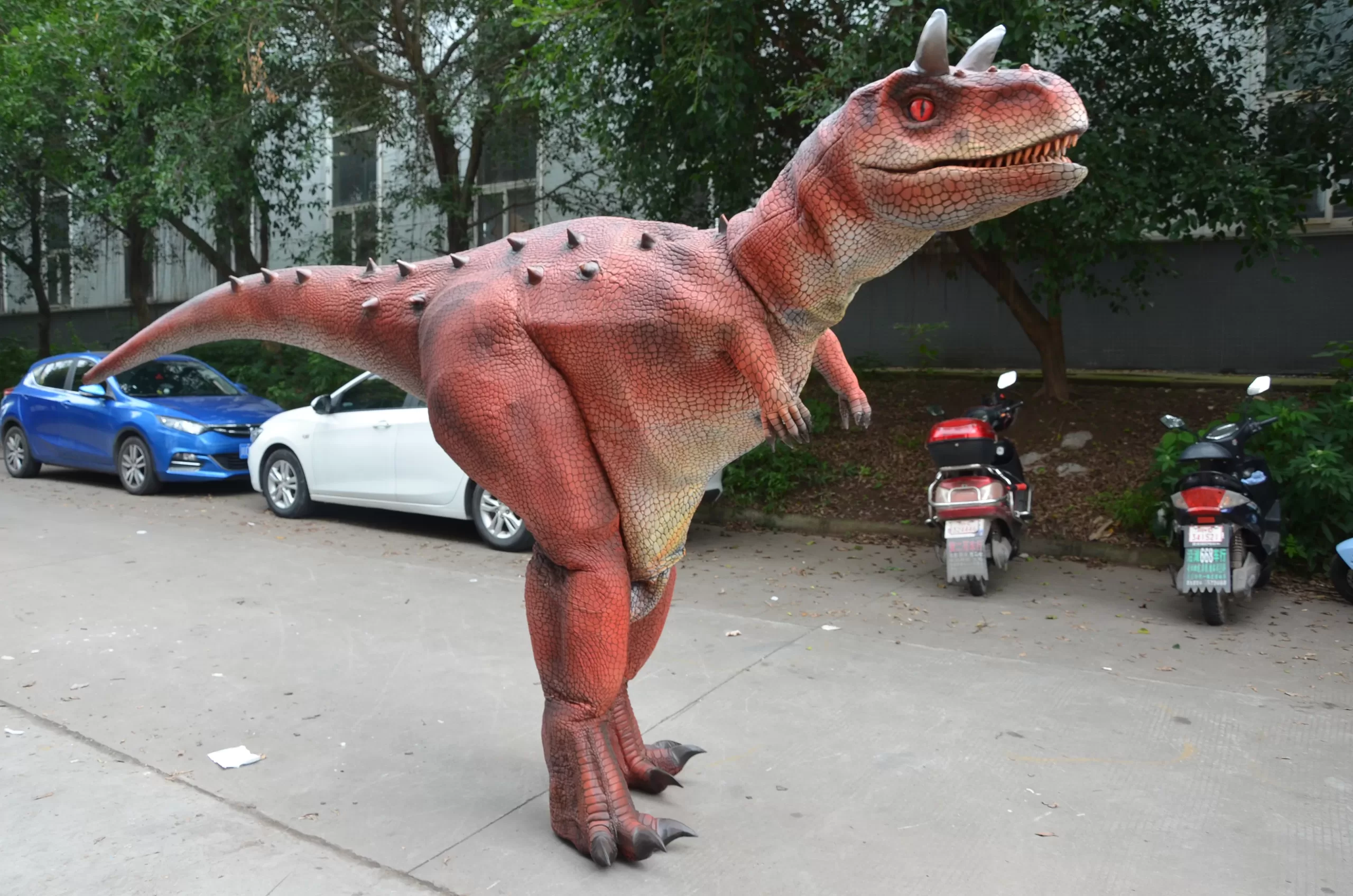 Customized Jurassic Suit Artificial Dinosaur Costume Realistic for sale ...