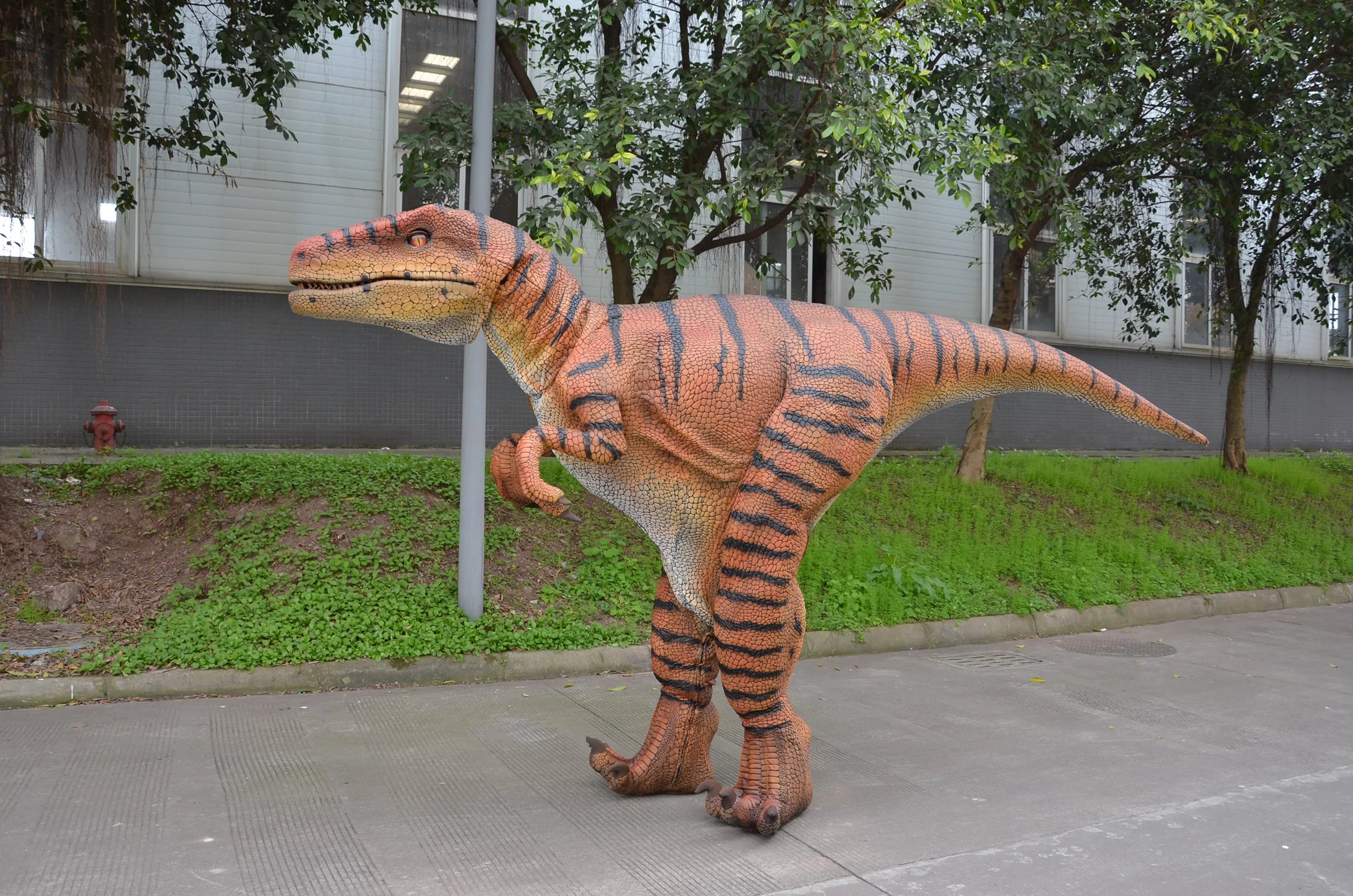 Customized Jurassic Suit Artificial Dinosaur Costume Realistic for sale ...
